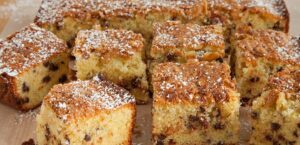 Chocolate Chip Almond Cake | Odense Almond Paste & Marzipan