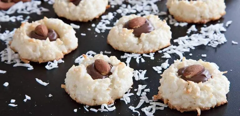 Chocolate Filled Almond Coconut Macaroons | Odense Almond Paste & Marzipan