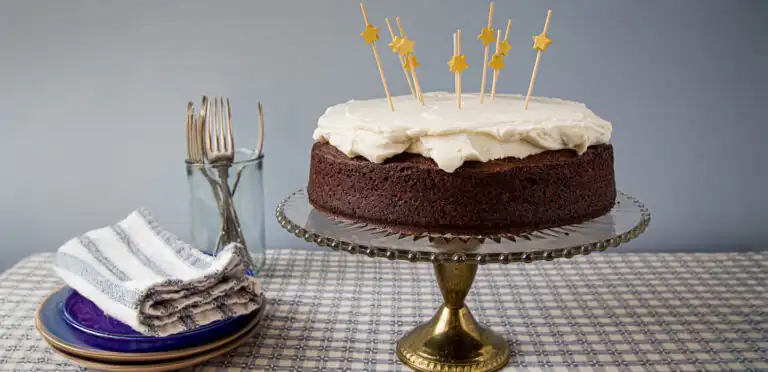 Molasses Cake with Crème Fraîche Frosting | Odense Almond Paste & Marzipan